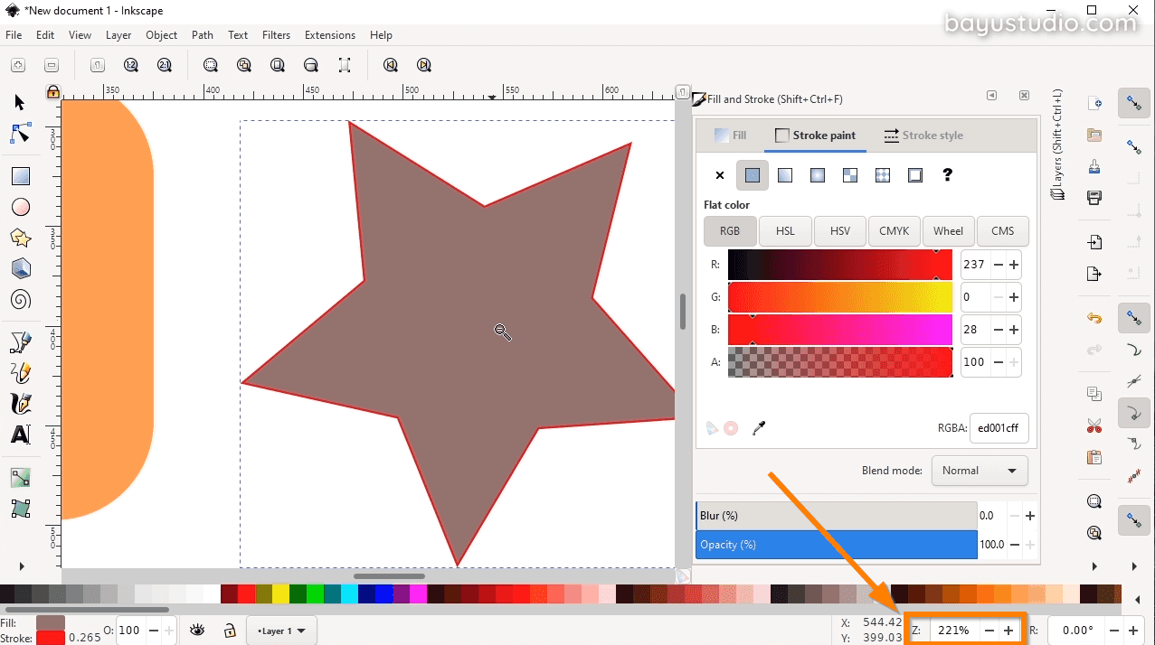 Tutorial Inkscape Part 2: Tampilan UI & Eksplorasi Awal - Bayu Studio