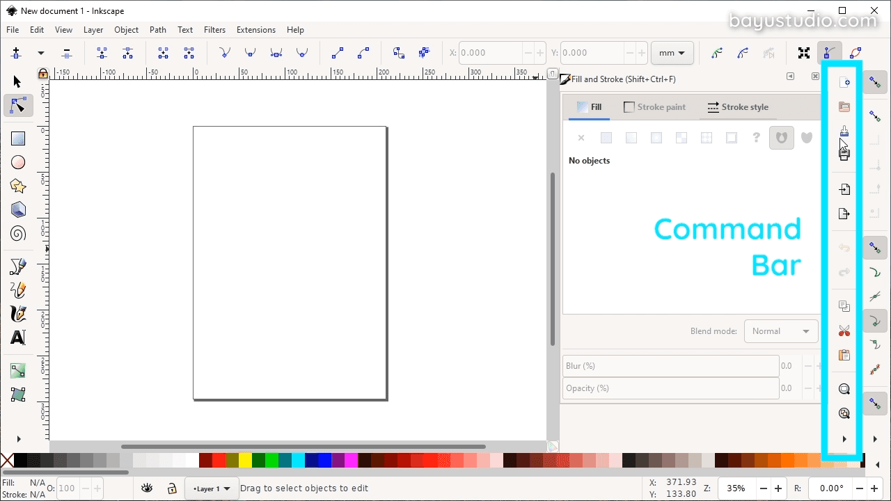 Tutorial Inkscape Part 2: Tampilan UI & Eksplorasi Awal - Bayu Studio