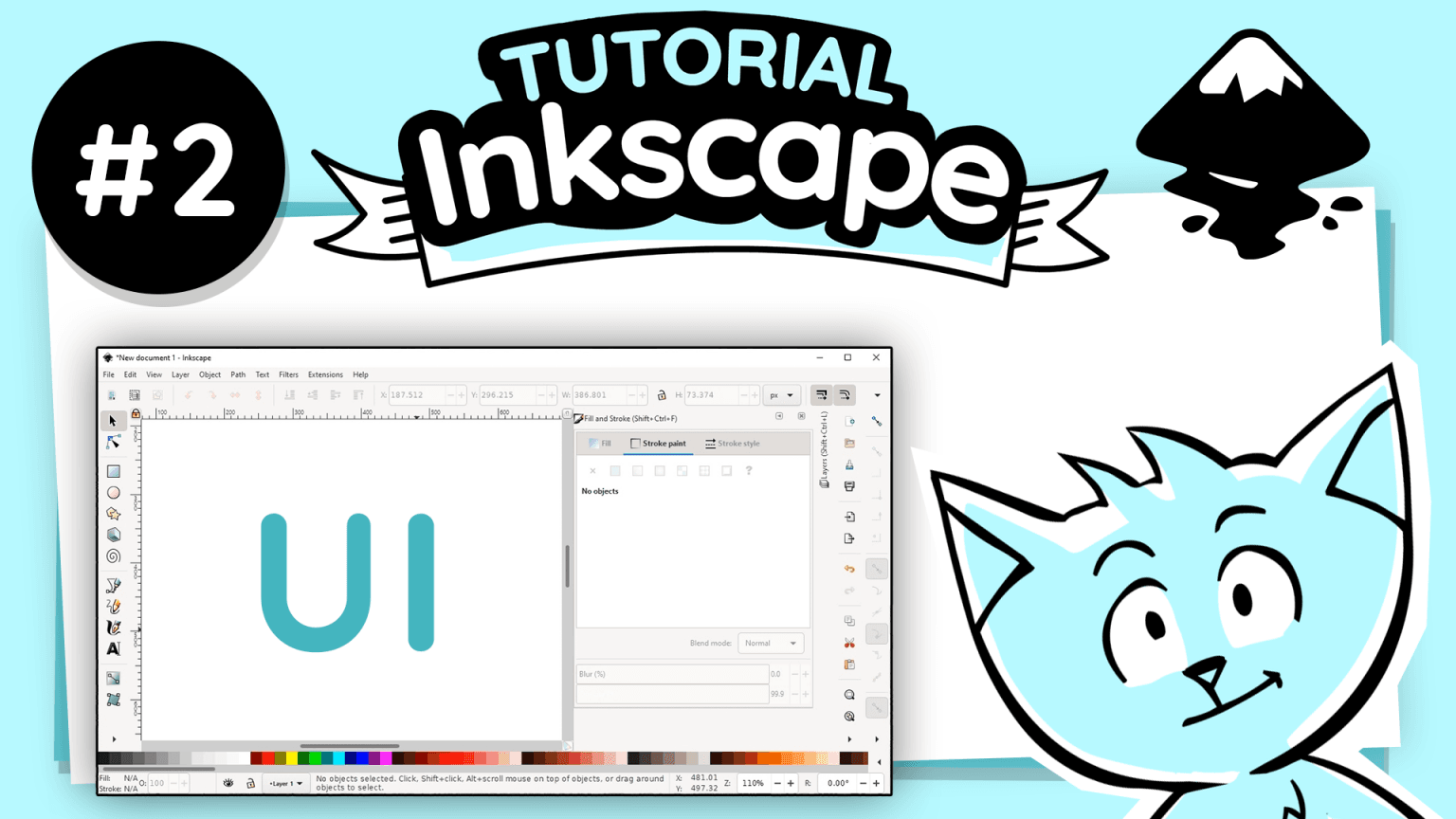 Tutorial Inkscape Part 2: Tampilan UI & Eksplorasi Awal - Bayu Studio
