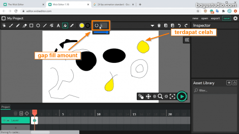 Animasi dengan Wick Editor - Bayu Studio