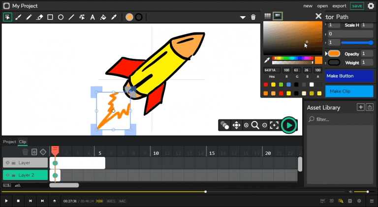 Wick Editor Tutorial - Bayu Studio