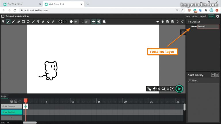 Wick Editor Tutorial - Bayu Studio