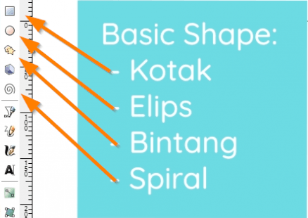 Tutorial Inkscape Part 5: Mengenal dan Praktek Menggambar dengan ...