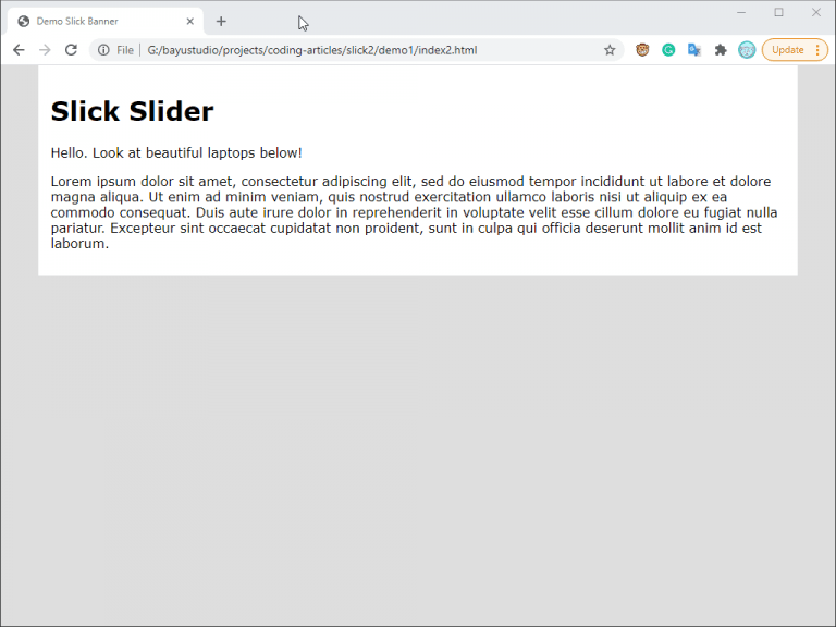 Tutorial Slick Slider Part 2: Membuat Responsive Slide Show Banner ...