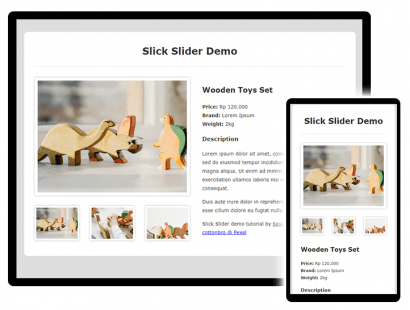Tutorial Slick Slider part 3: Thumbnail Slider - Bayu Studio